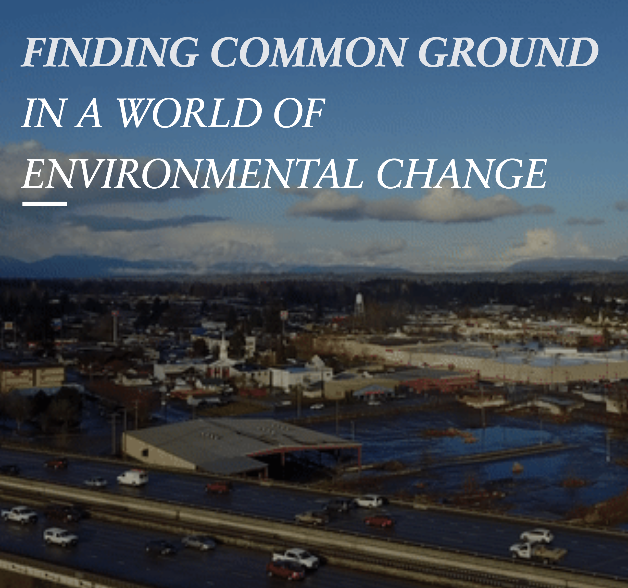 Finding common ground in a world of environmental change | Encyclopedia ...